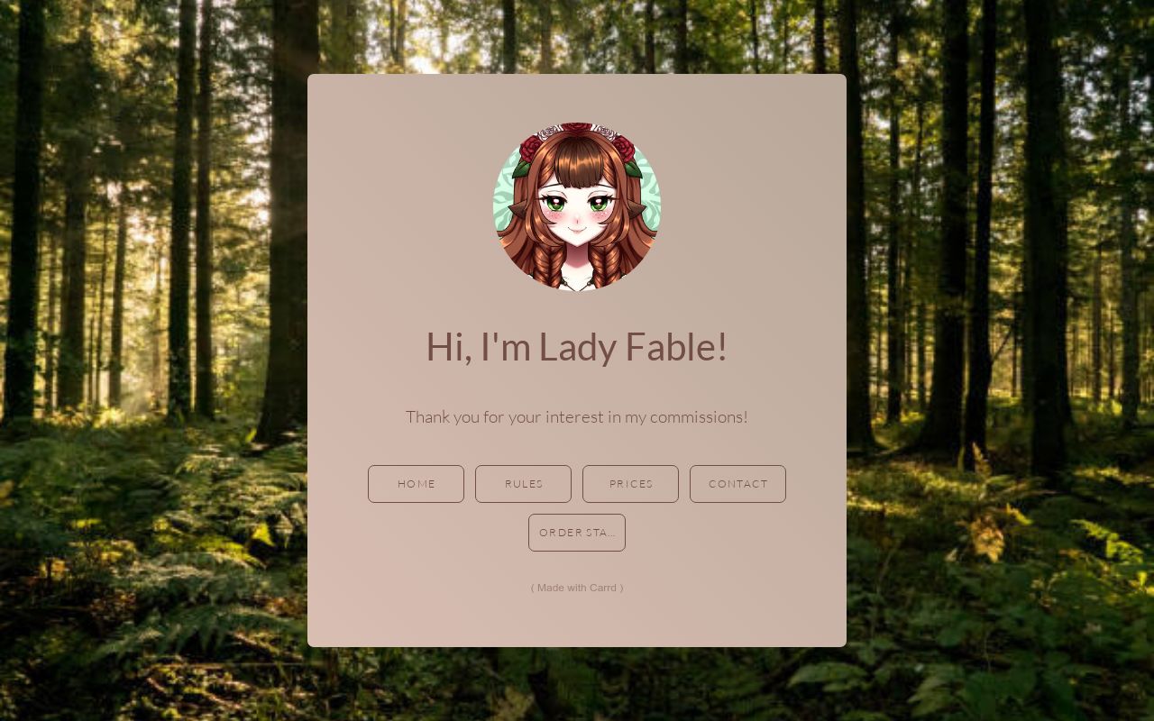 Lady Fable Commissions